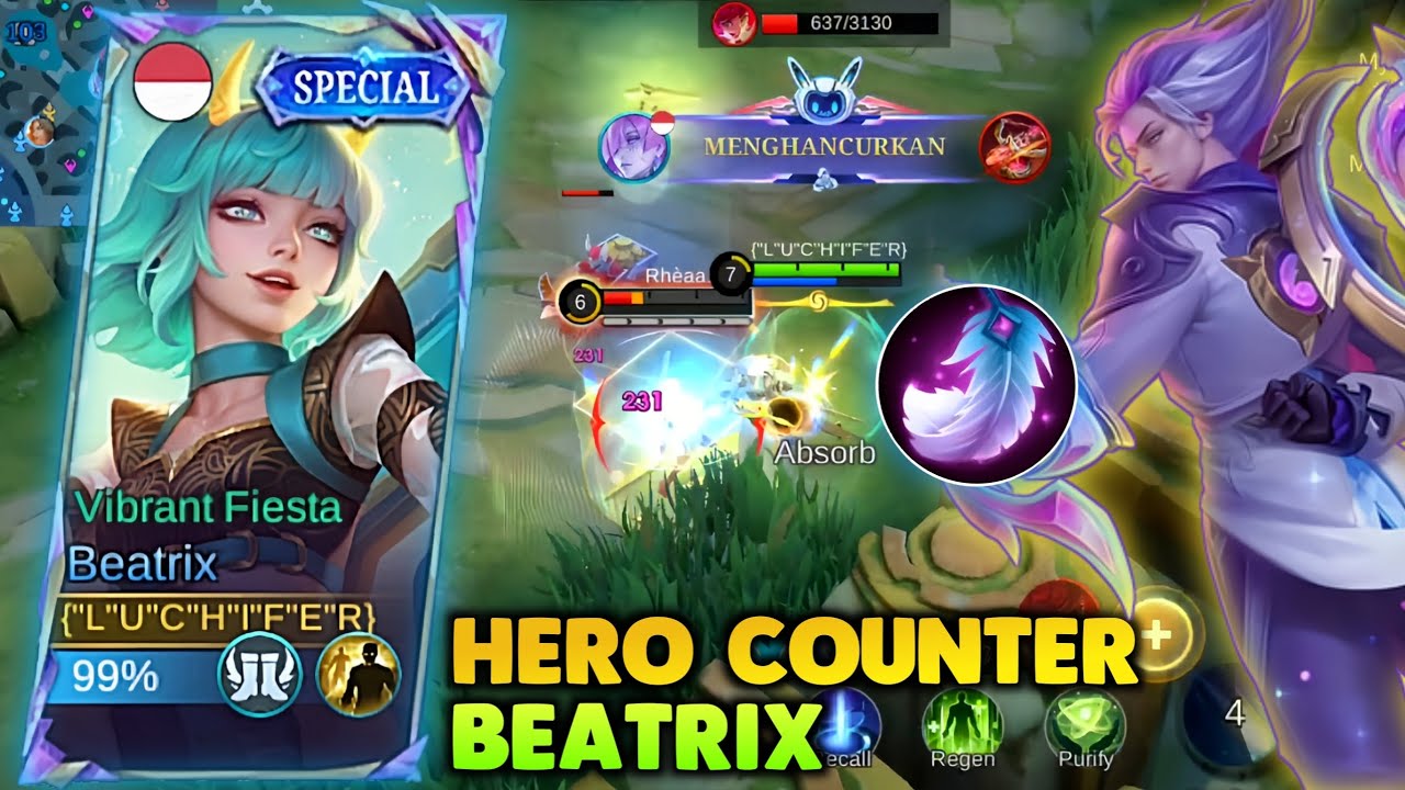 TUTOR COUNTER HERO BEATRIX GUYS!!! | MOBILE LEGENDS - YouTube