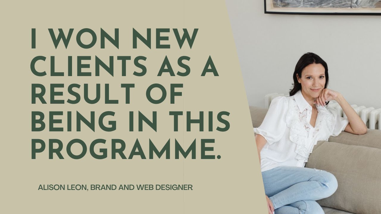 Alison Leon - Brand and web designer - YouTube