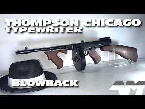 Ares Thompson Chicago Typewriter / M1928 Blowback Airsoft Unboxing