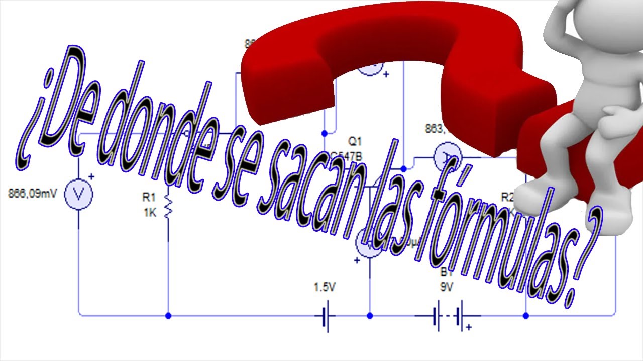 Sacar las fórmulas de un transistor bipolar - YouTube