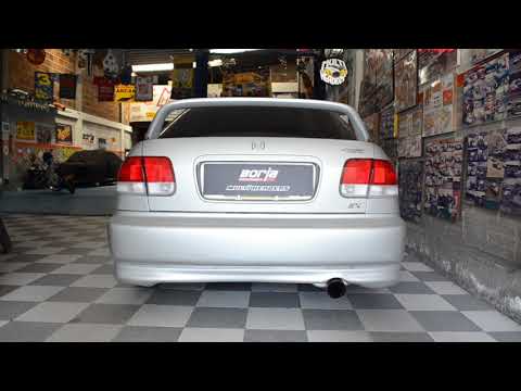 Honda Civic - K20 Engine, Cat Back + Borla.