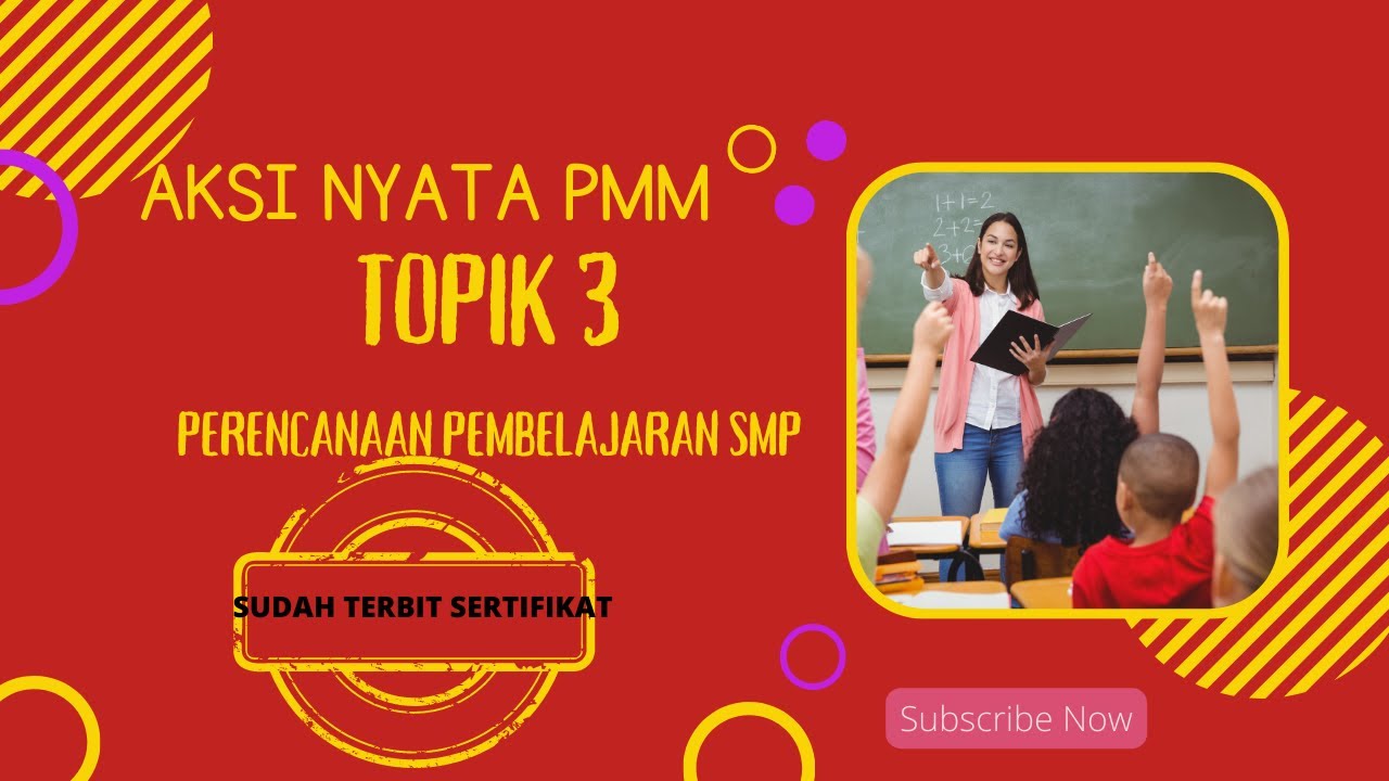 AKSI NYATA PMM TOPIK 3 PERENCANAAN PEMBELAJARAN SMP - YouTube
