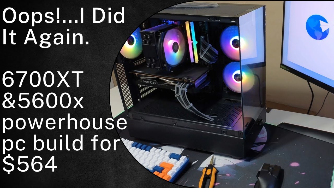 Oops!... I Did It Again. This $563 PC Crushes 1440p Gaming! | RX 6700 ...