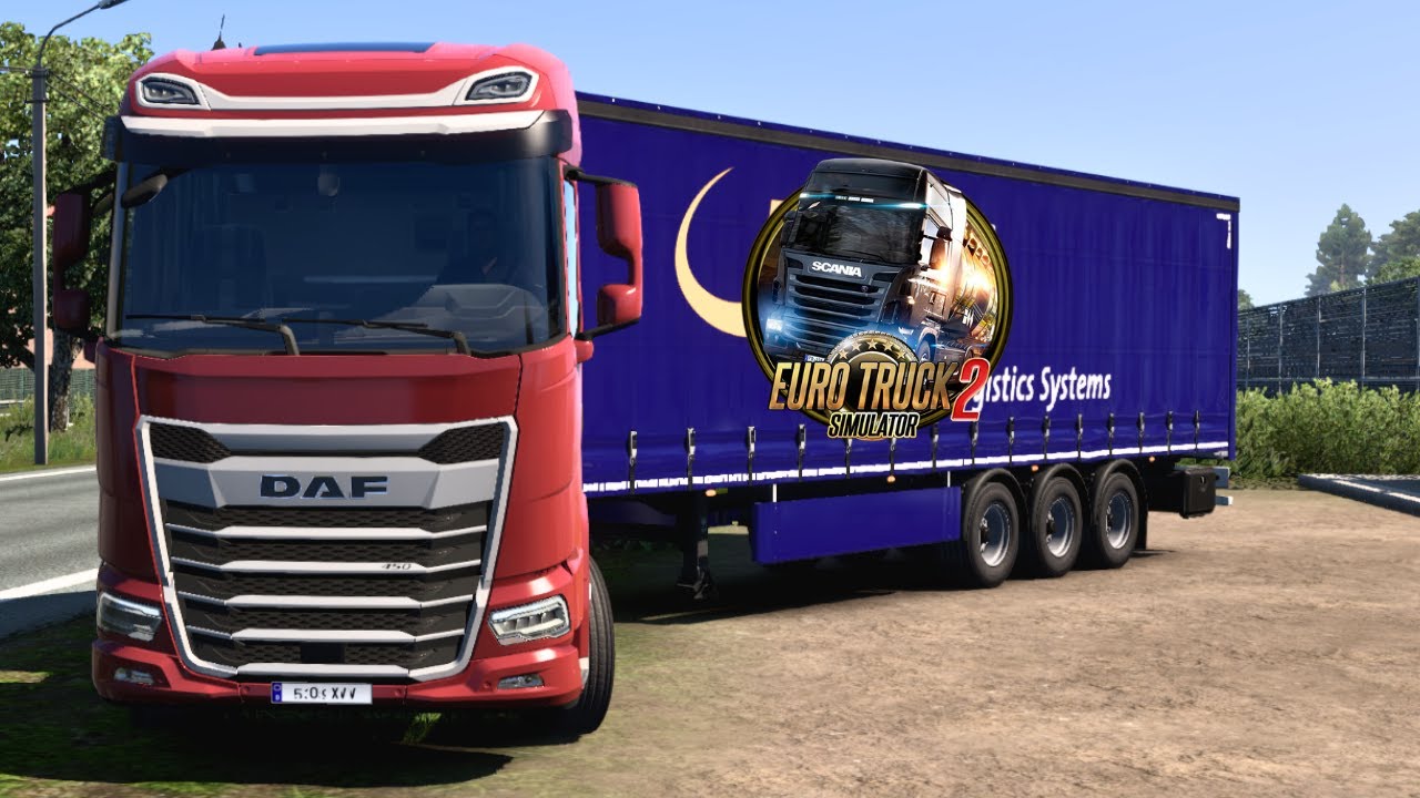 DAF Truck l Ets2 l Realstic Driving l Logitech g29 Steering Wheel l ...