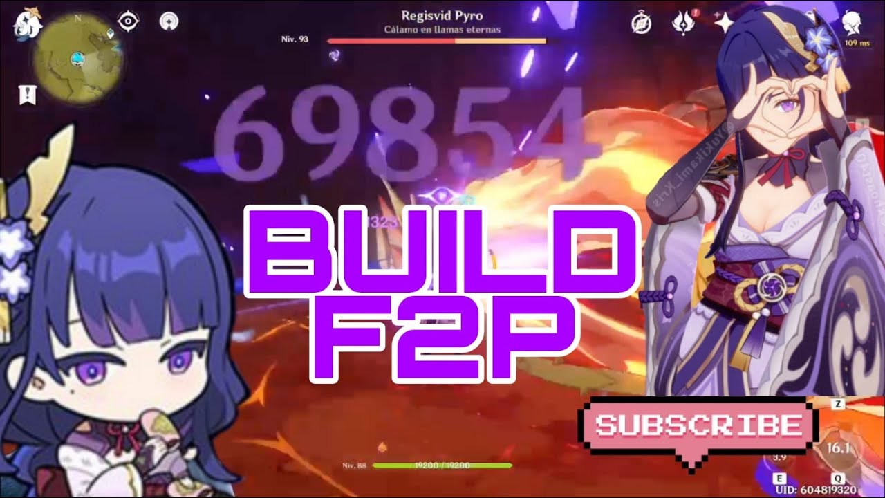 BUILD F2P PARA LA SHOGUN RAIDEN BAAL - DPS BUILD || Genshin Impact ...