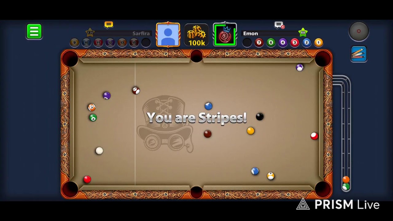 100k to 100m | 8 ball pool live stream | Sarfira - YouTube