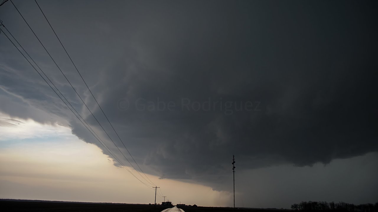 Incredible Supercell and MASSIVE hail core intercept! - April 4, 2023 ...