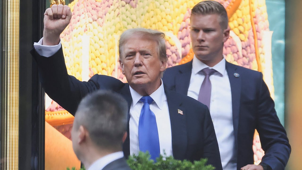 "I'm a very innocent man": Trump slams guilty verdict - YouTube