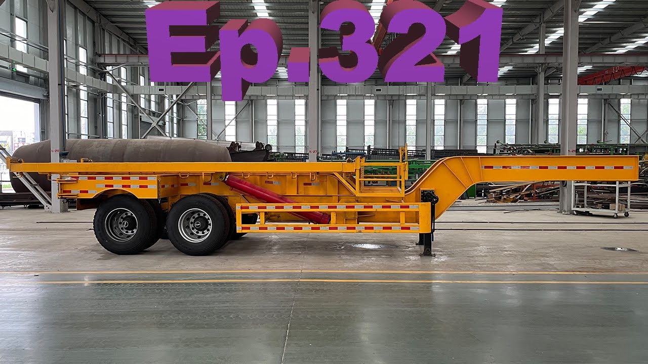 P321 Rear Tipping Container Semi-trailer | Innovative Tipping Mechanism ...