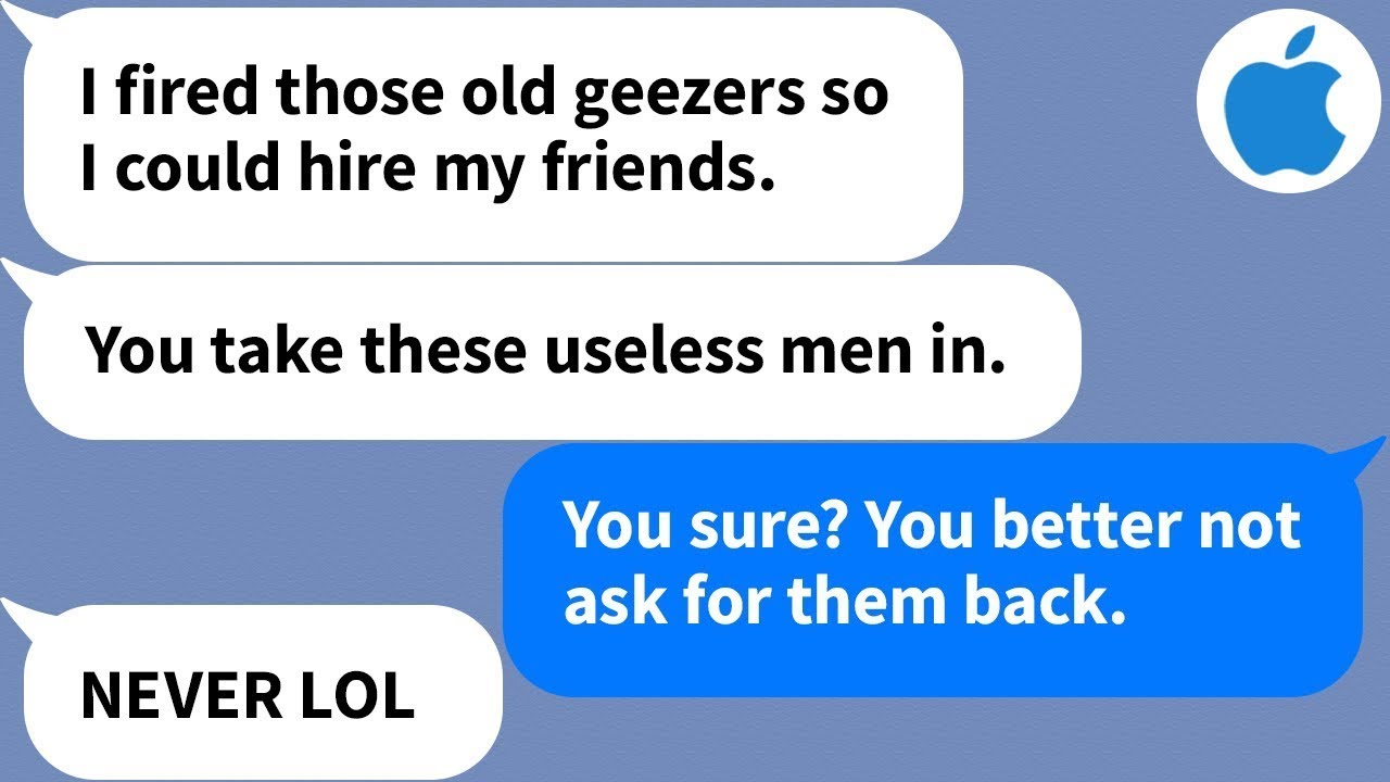 【Apple】Son takes over his father's company and fires all the older ...