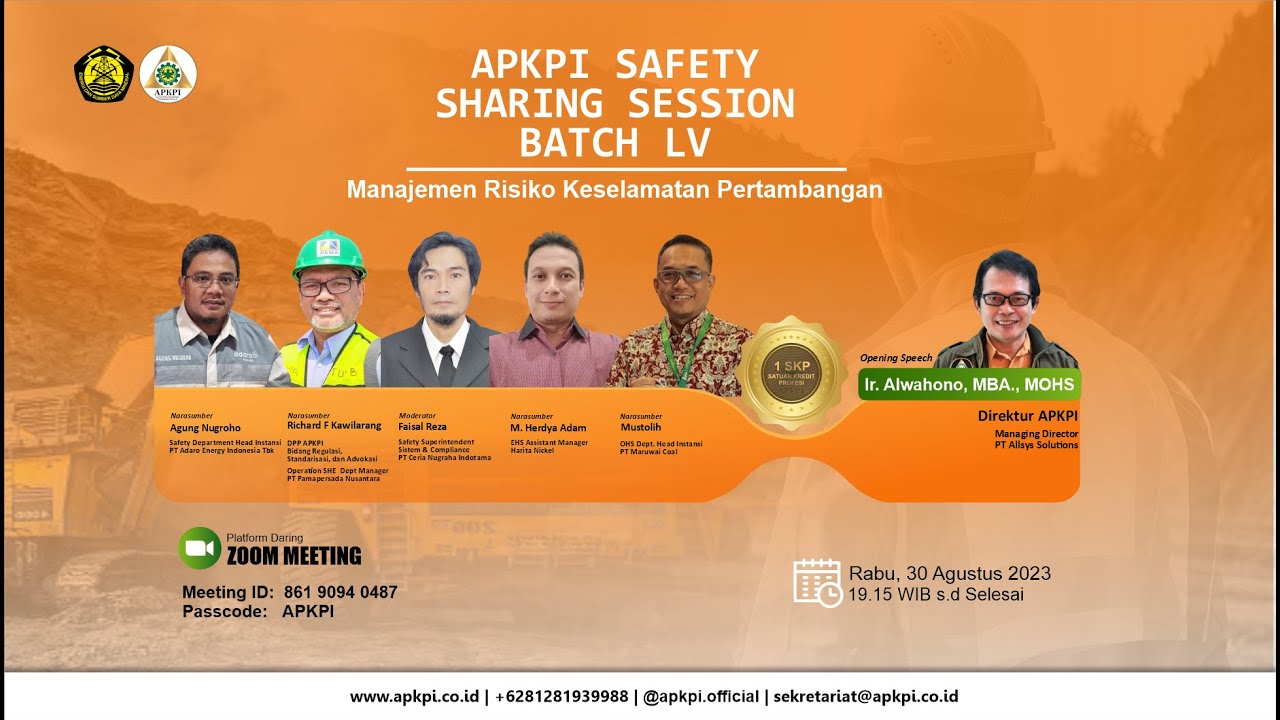 APKPI SAFETY SHARING SESSION BATCH LV - YouTube