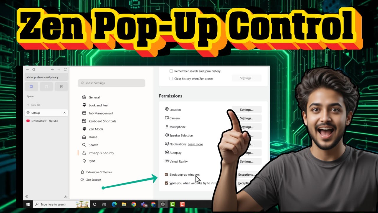 How To Enable Or Disable Pop-Up Windows In The Zen Web Browser - For ...