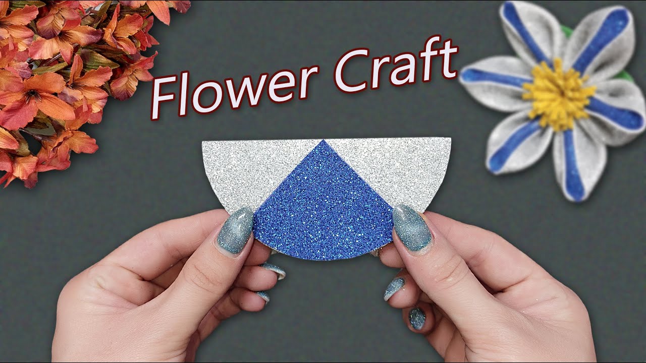 How to make amazing flowers foam sheet craft ideas tutorial | flower ...