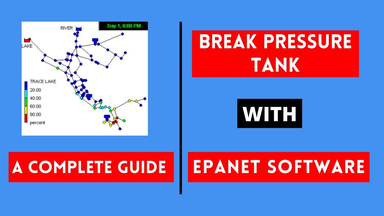EPANET Tutorial: How to Model Break Pressure Tank (BPT) in EPANET ...