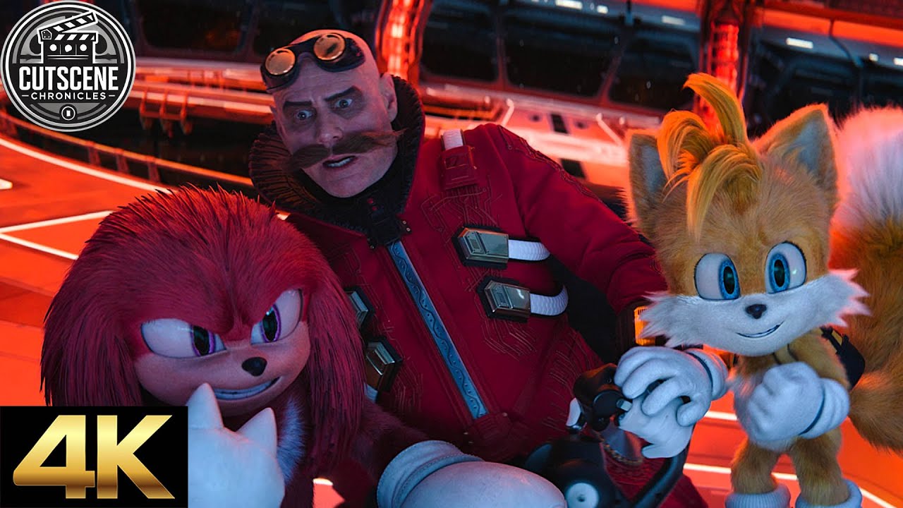 [4K UHD] Dr. Robotnik, Team Sonic And Shadow Saving Earth From Doom ...