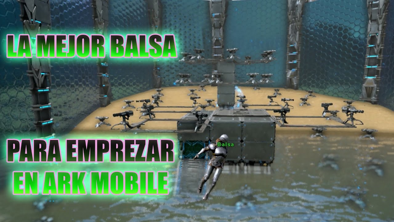 ¿Cómo hacer una balsa en ARK Mobile? 🛶 | ¡Viaja por el agua como un ...
