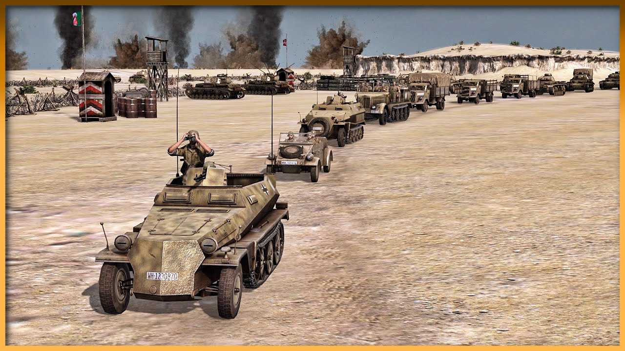 Battle of El Agheila - Rommel retreats | Gates of Hell North Africa ...