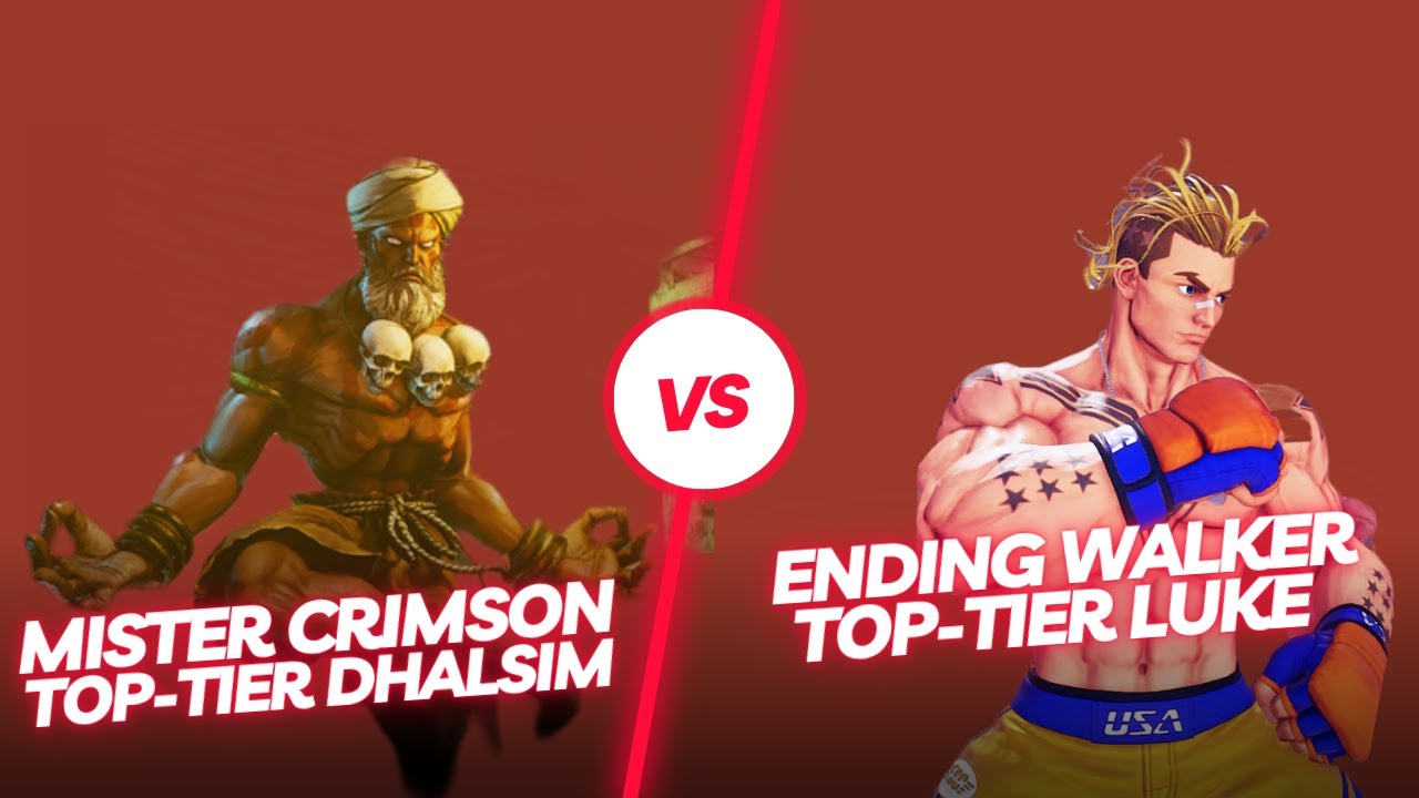 SFV CE Mister Crimson (Dhalsim) vs Ending Walker (Luke) Street Fighter ...