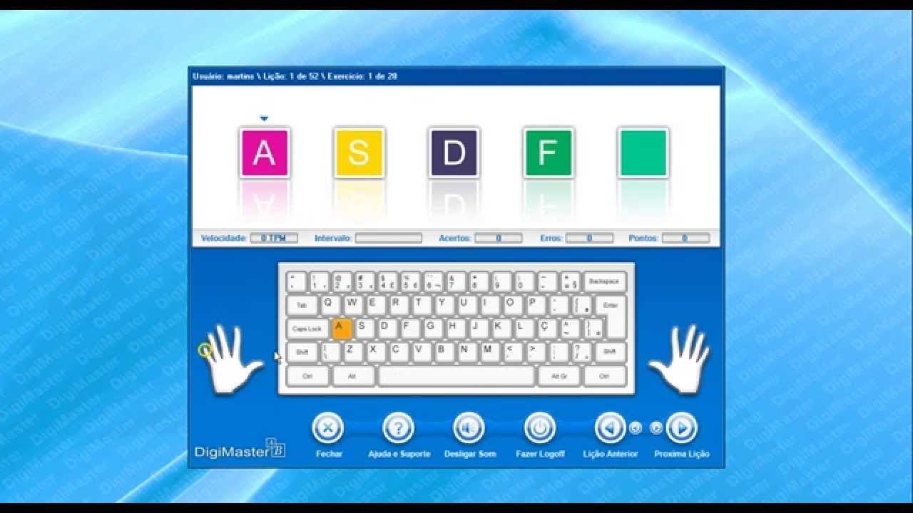 APRENDENDO A DIGITAR DA MANEIRA CORRETA!! - YouTube