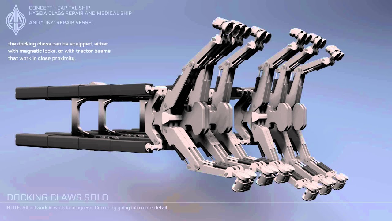 CONCEPT - Anvil Aerospace – HYGEIA - Docking Arms - YouTube