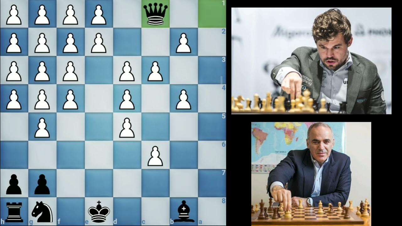 Garry Kasparov vs Magnus Carlsen chess game 5 - YouTube