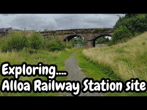 Exploring the former Alloa Railway Station site - abandoned disused ...