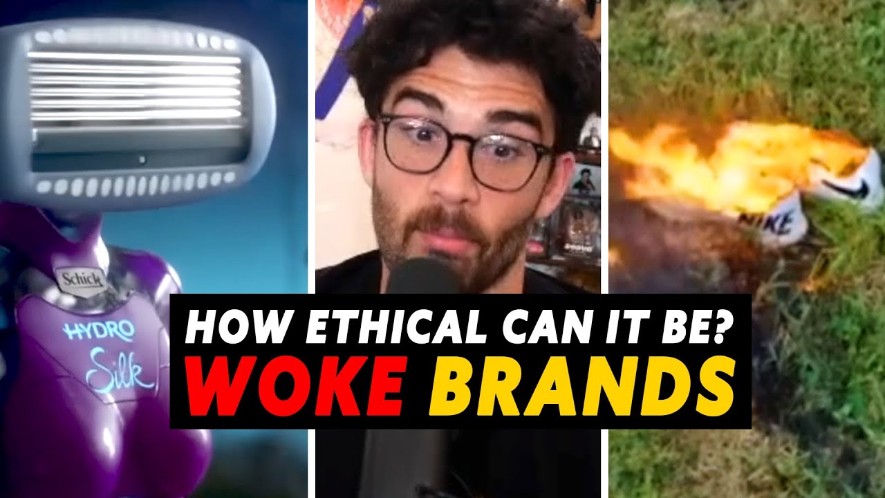 Hasanabi watches classic WOKE BRANDS | by hbomberguy - YouTube