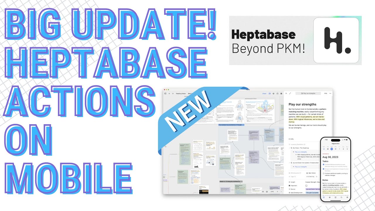 Heptabase BIG Mobile Update - It's Finally Here! - YouTube