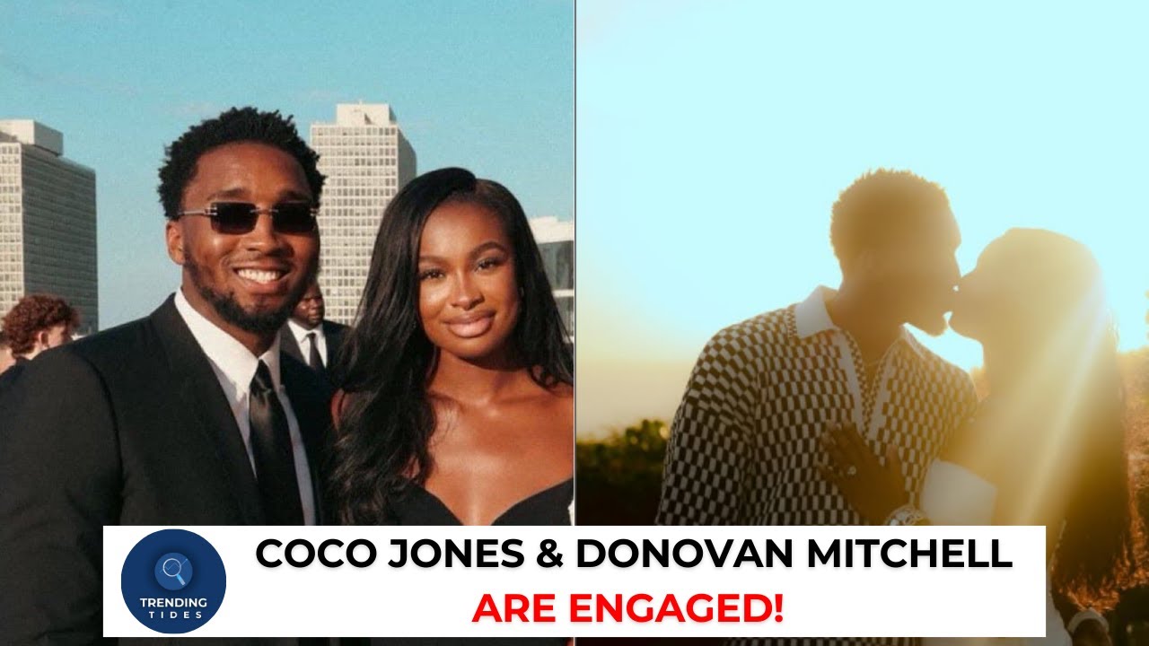 Coco Jones & Donovan Mitchell Are ENGAGED! 💍 Surprise Proposal at ...