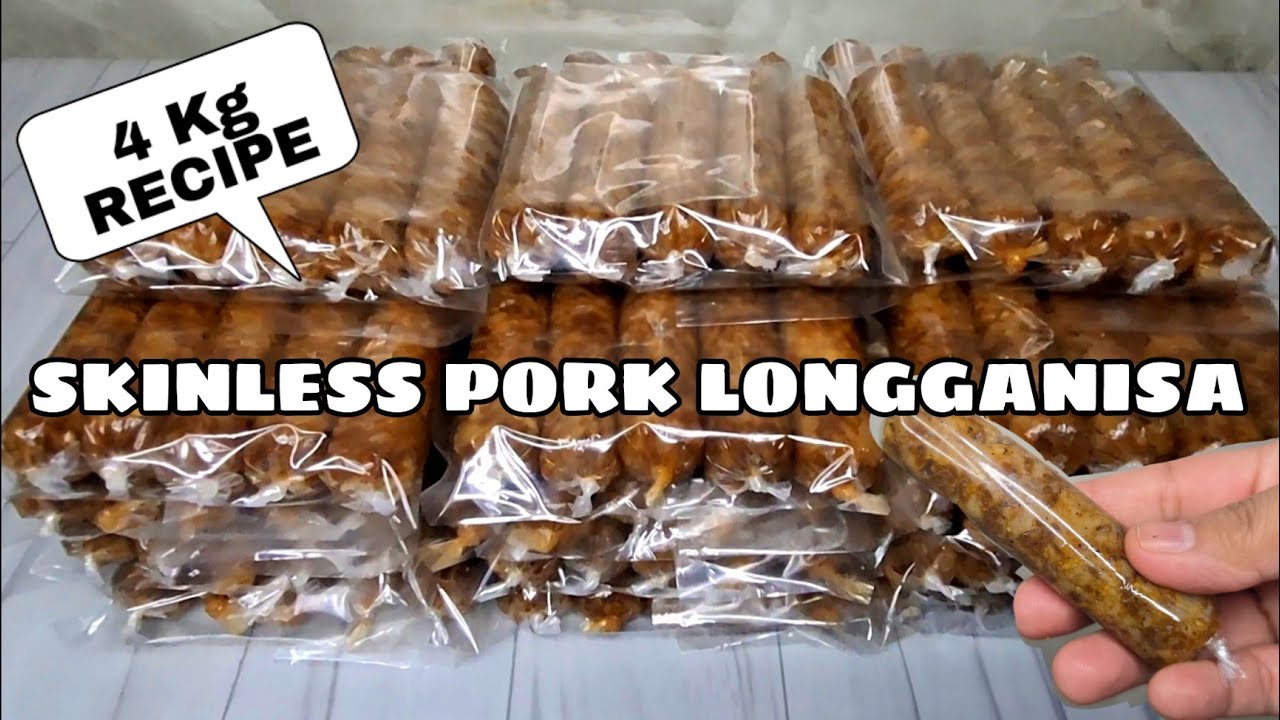 SKINLESS PORK LONGGANISA - YouTube