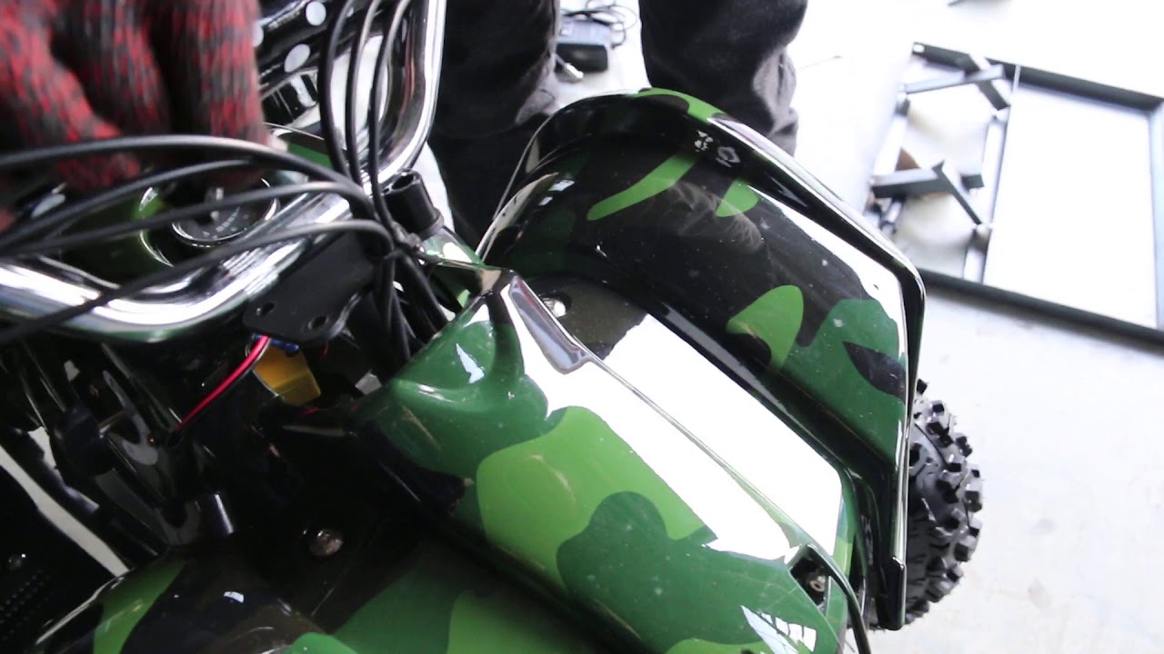 How to assemble the 24v electric ATV - YouTube