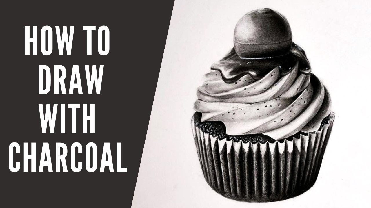 HOW TO DRAW WITH CHARCOAL FOR BEGINNERS / Easy Steps to Make Your ...