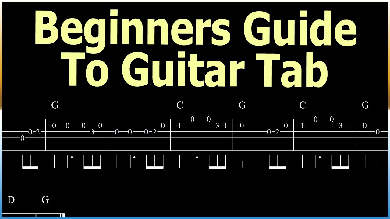 How To Read Guitar Tab (With Video Examples) - YouTube