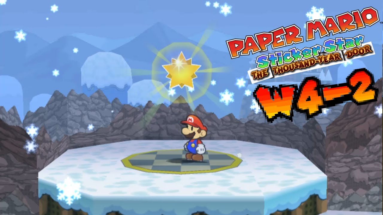 Paper Mario Sticker Star TTYD Mod. W4-2 Ice Flow - YouTube