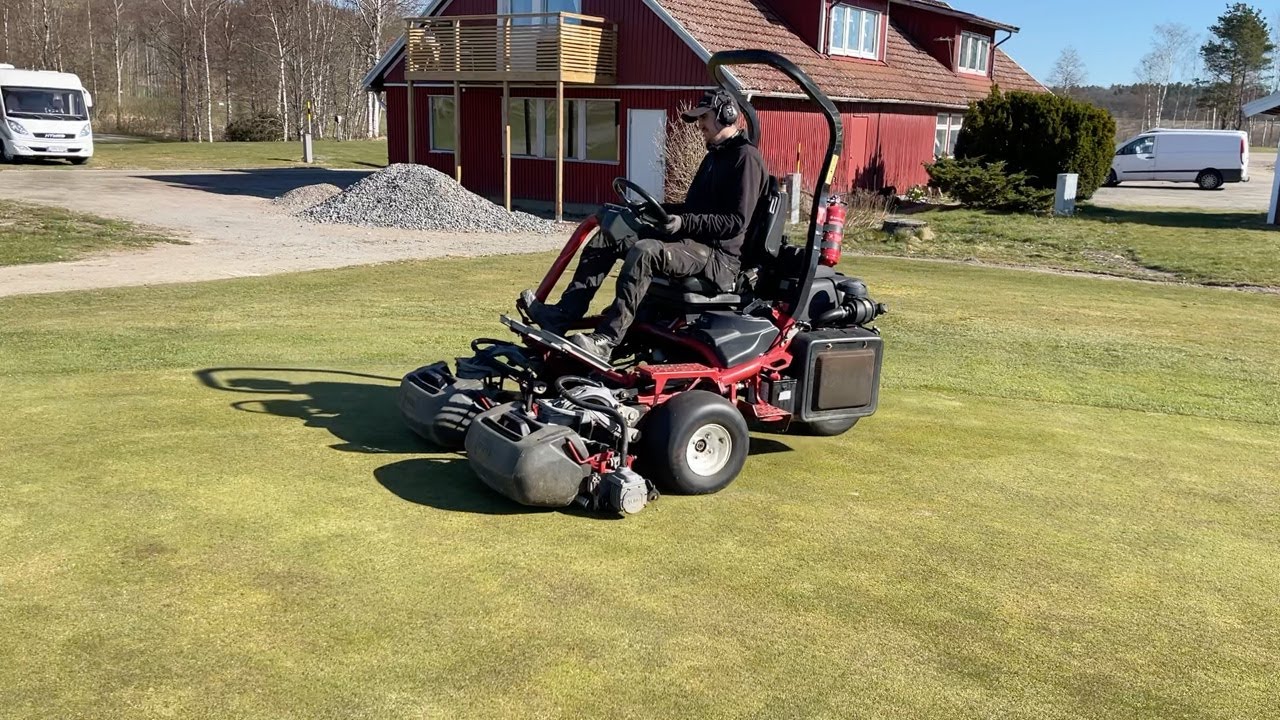 Köp Greenklippare Toro 3420 TriFlex Hybrid på Klaravik - YouTube