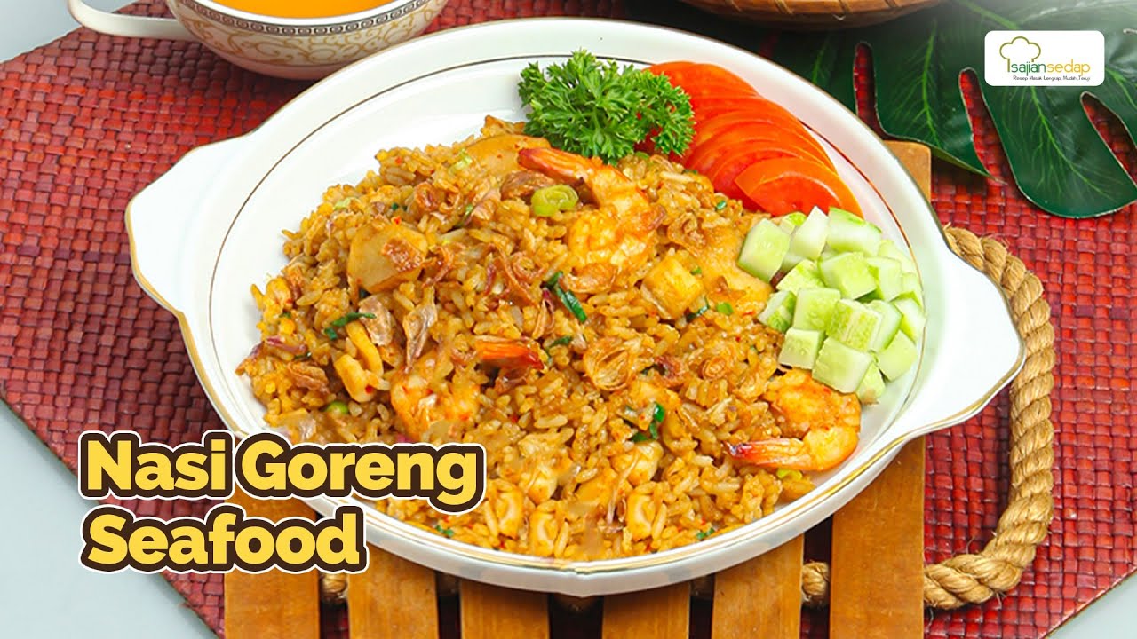 RESEP NASI GORENG SEAFOOD ALA RESTORAN CHINESE - YouTube