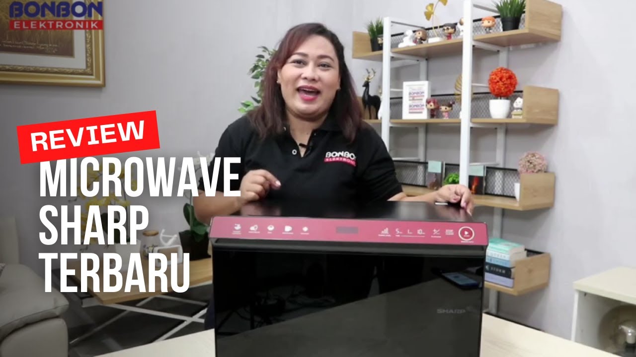 REVIEW MICROWAVE TERBARU SHARP R-323DA-RT 23L TOP CONTROL 🔥 - YouTube