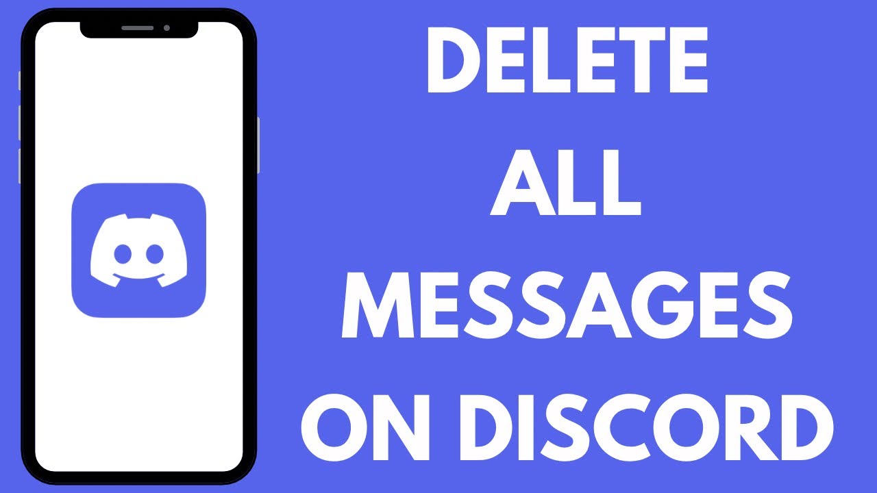 How to Delete All Messages on Discord Mobile (2024) - YouTube