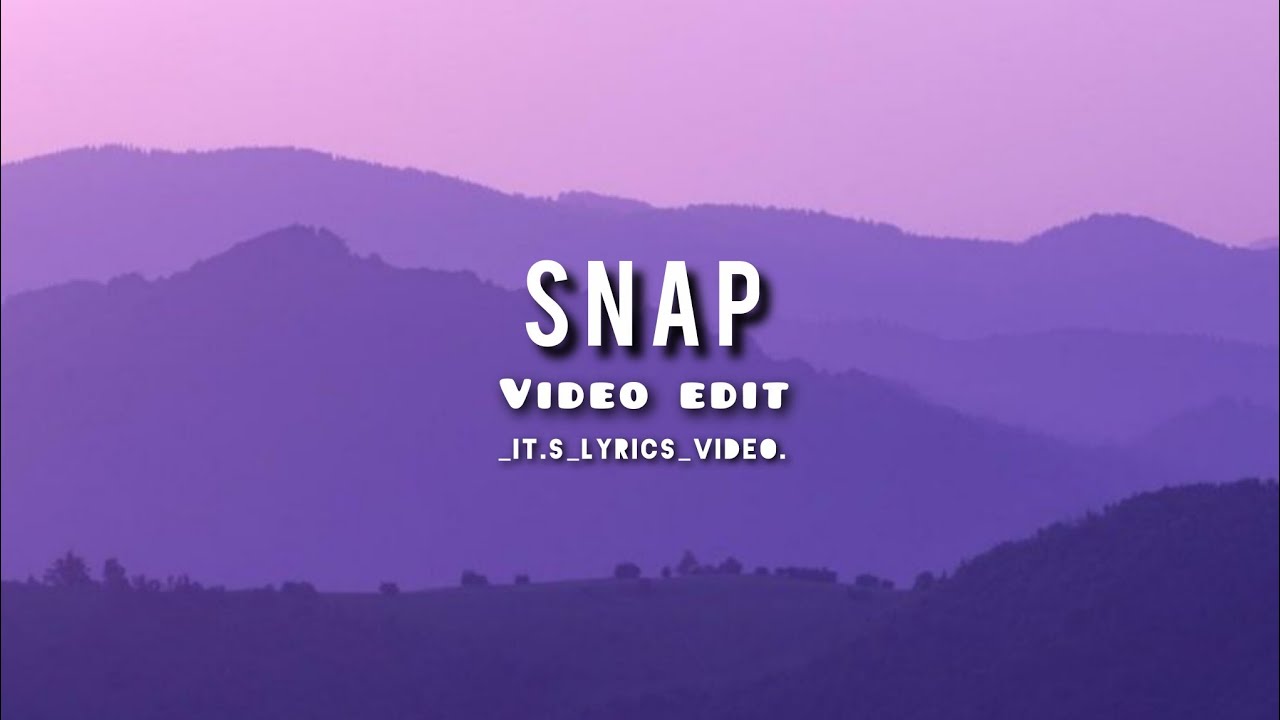 I Made a Snap Song Lyrics Video 👌#shorts#lyrics - YouTube