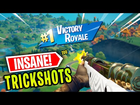 The BEST Fortnite TRICKSHOTS Compilation... 🎯
