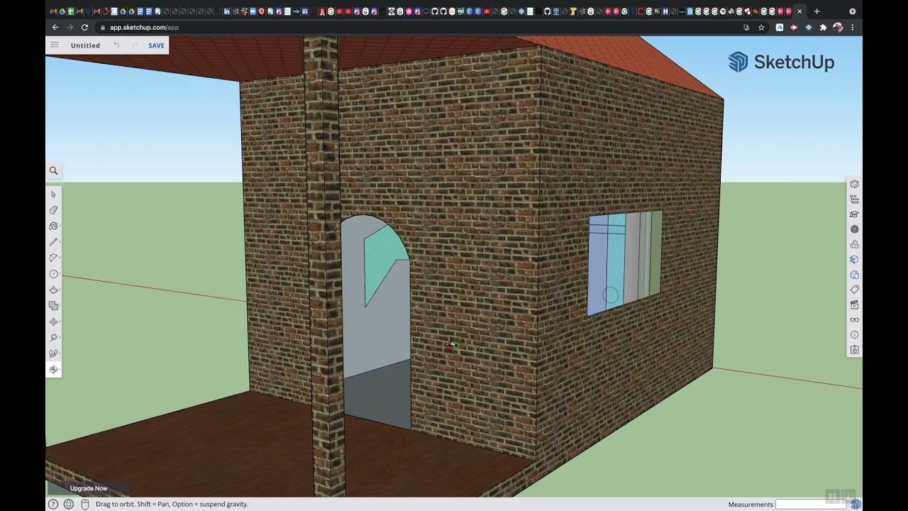 SketchUp Tutorial - Basic House Design "2021" Project 3 - YouTube