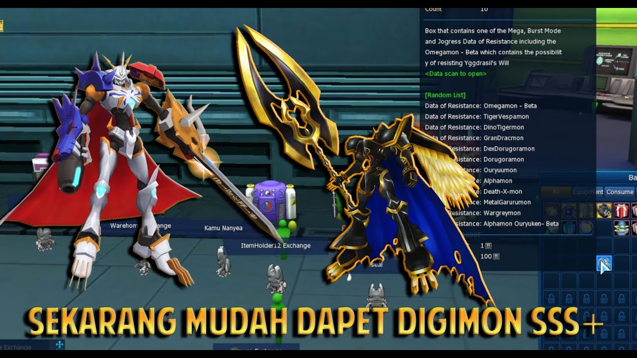 SCAN AND GACHA 130 UNSCANNED OX/AOA || OX/AOA SOON ?! - DIGIMON MASTER ...