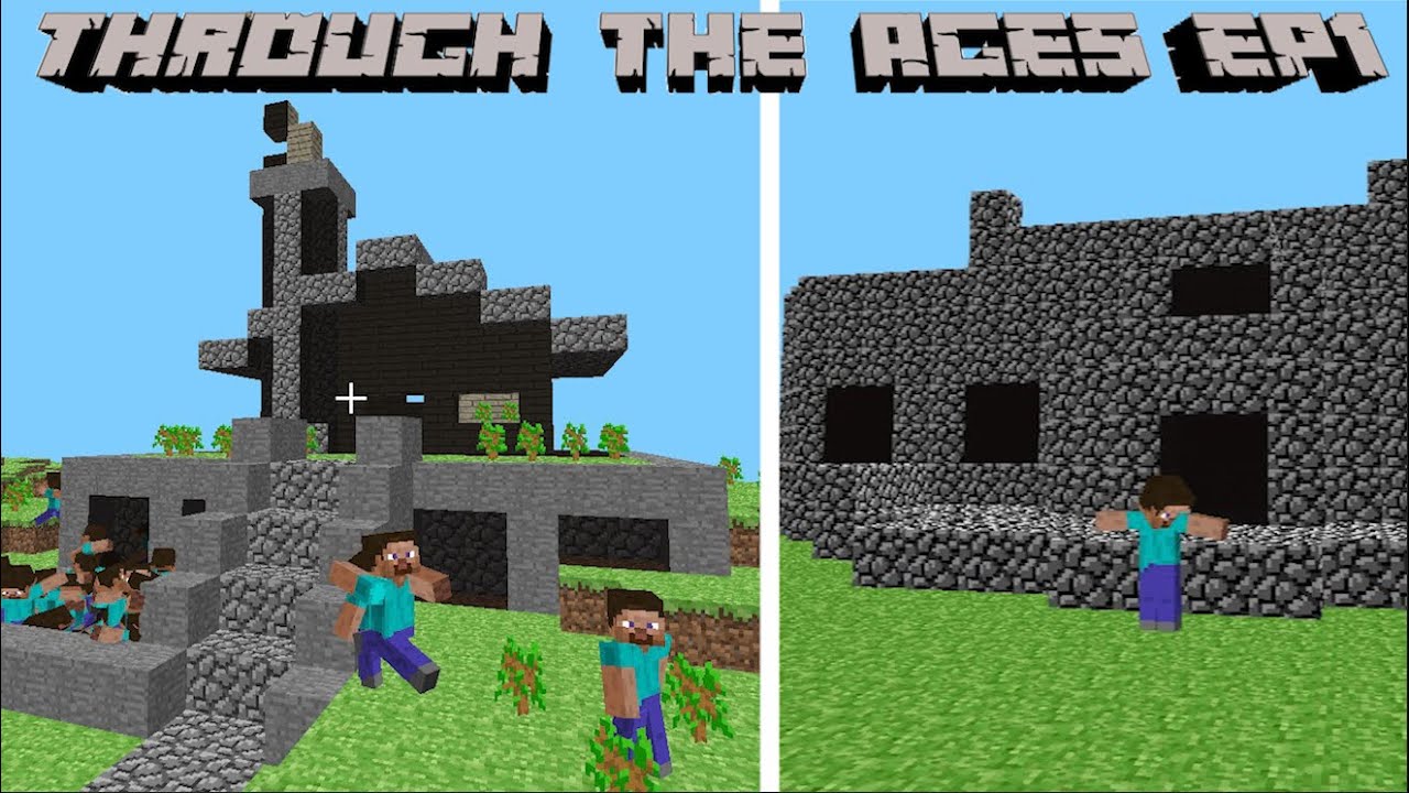 The Oldest Version of Minecraft - Through The Ages Ep1 - YouTube