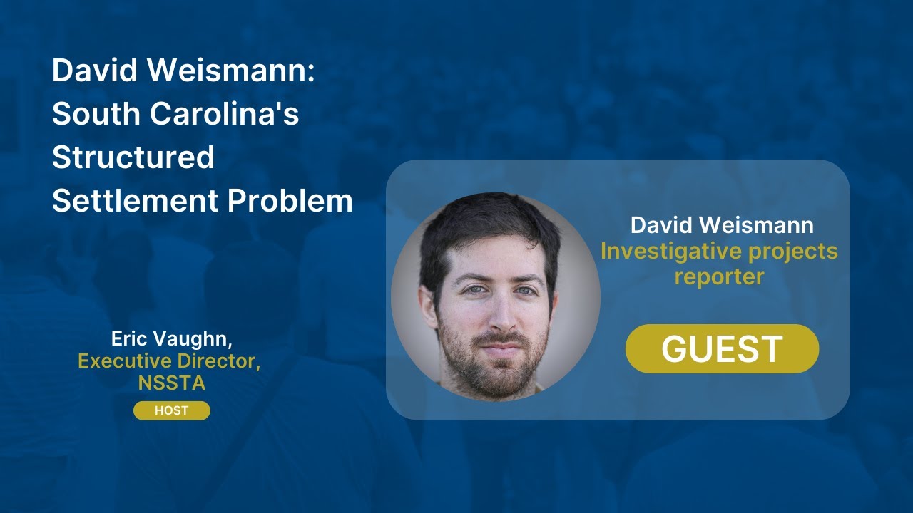 David Weissman, The Sun News: South Carolina's Structured Settlement Problem - YouTube