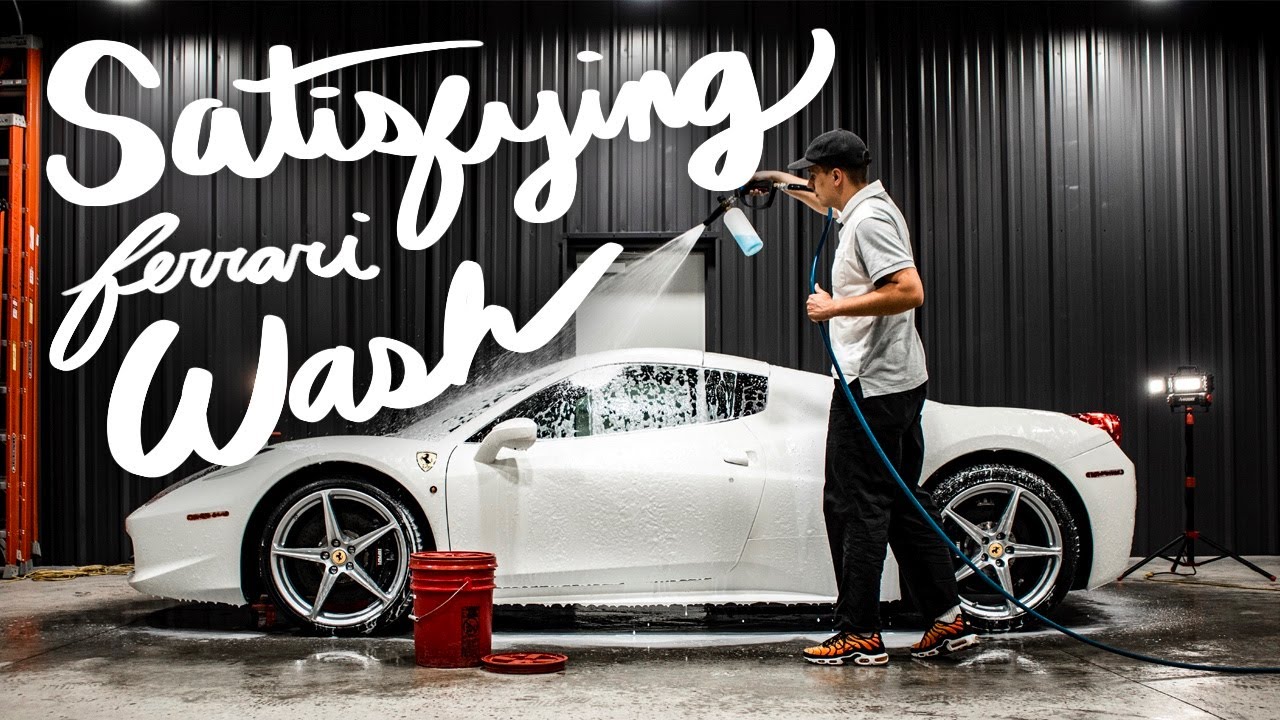 Start To Finish Ferrari Detail - How We Clean A Car! - YouTube