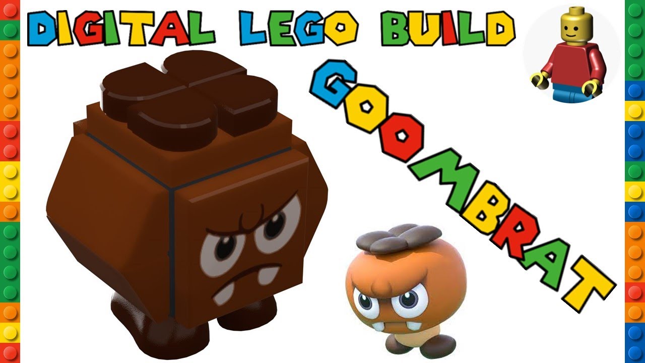LEGO MARIO GOOMBRAT from Series 4 - DIGITAL LEGO BUILD - LEGO Super ...