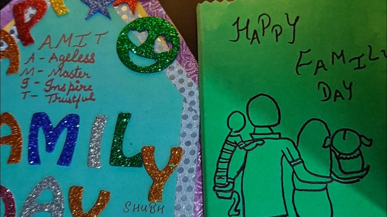 2 Types Of Cards For Family Day YouTube 2-types-of-cards-for-family-day-youtube