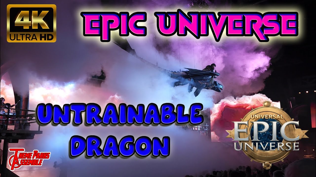 Untrainable Dragon Technical Rehearsal Full Show - Epic Universe Isle ...