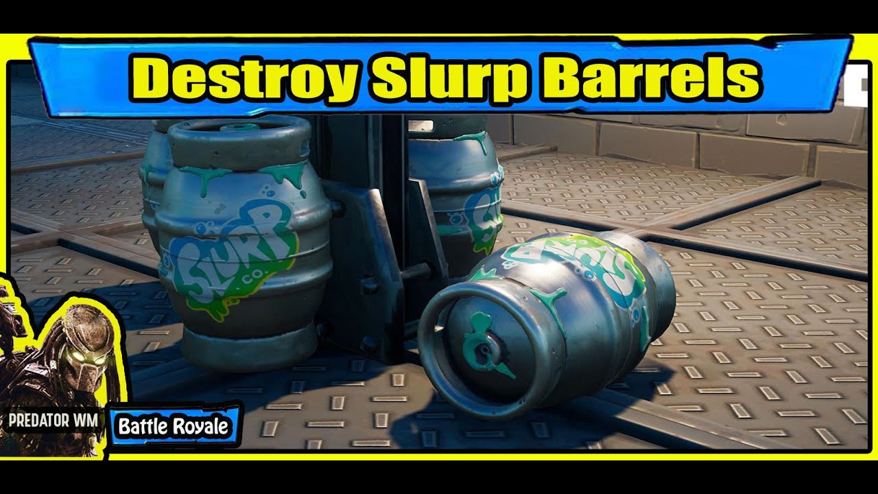 Destroy Slurp Barrels / Season 5 Quests / Fortnite Chapter 2 - YouTube
