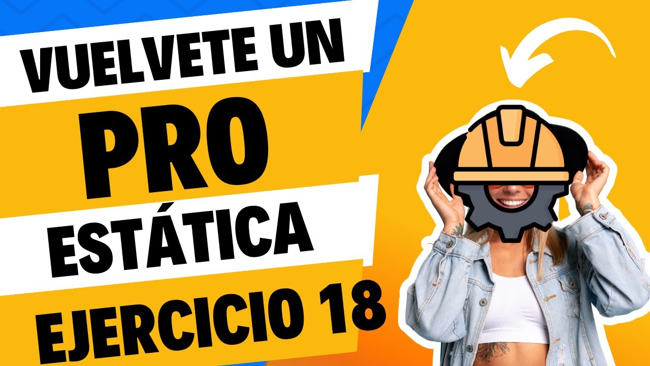 Ejercicio 18, Reacciones en VIGAS, Cargas INCLINADAS, DESDE 0!!!! FÁCIL / RÁPIDO - YouTube